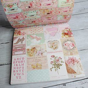 Prima Marketing | Office | Prima Scrapbook Cardstock Paper 8x8 6x6 ...